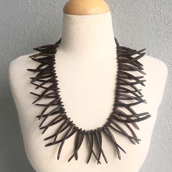 Jewelry | Vintage Tribal Coconut Shell Necklace | Poshmark